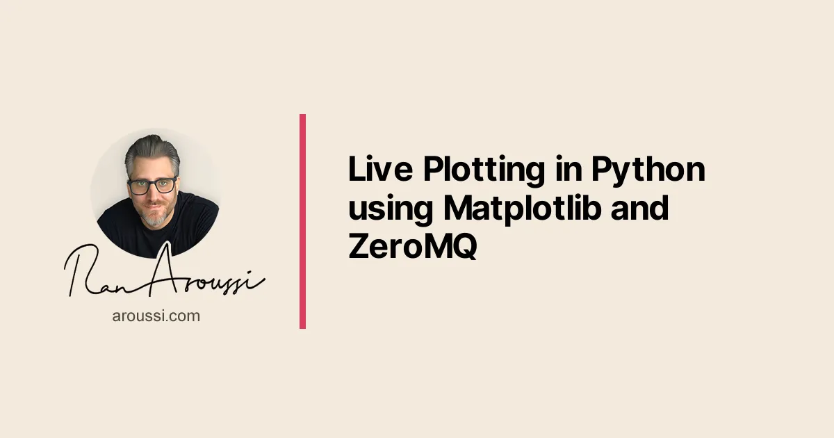 Live Plotting in Python using Matplotlib and ZeroMQ | Ran Aroussi (Official Website)